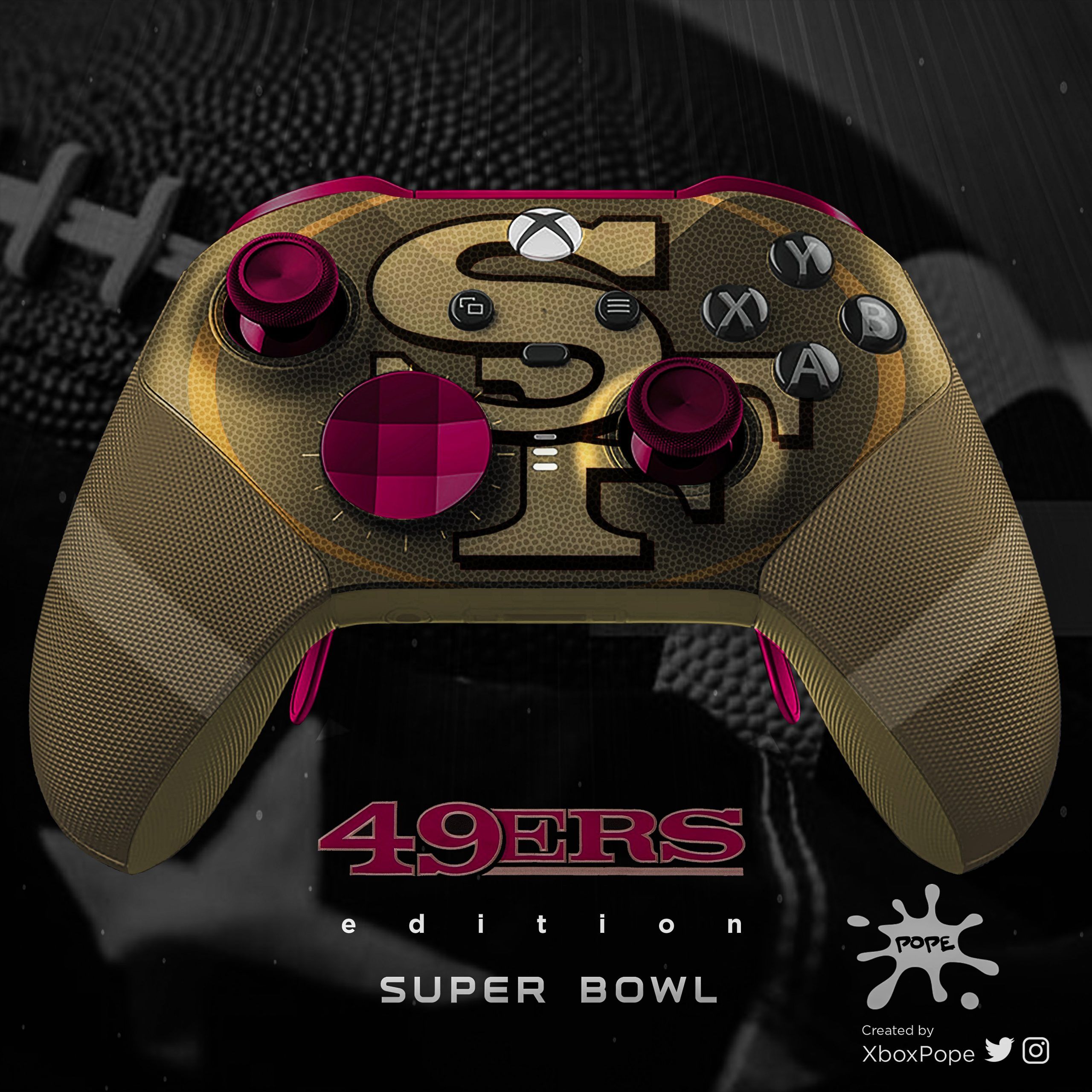 Custom Chiefs and 49ers Xbox Controller Designs are Just in Time for ...