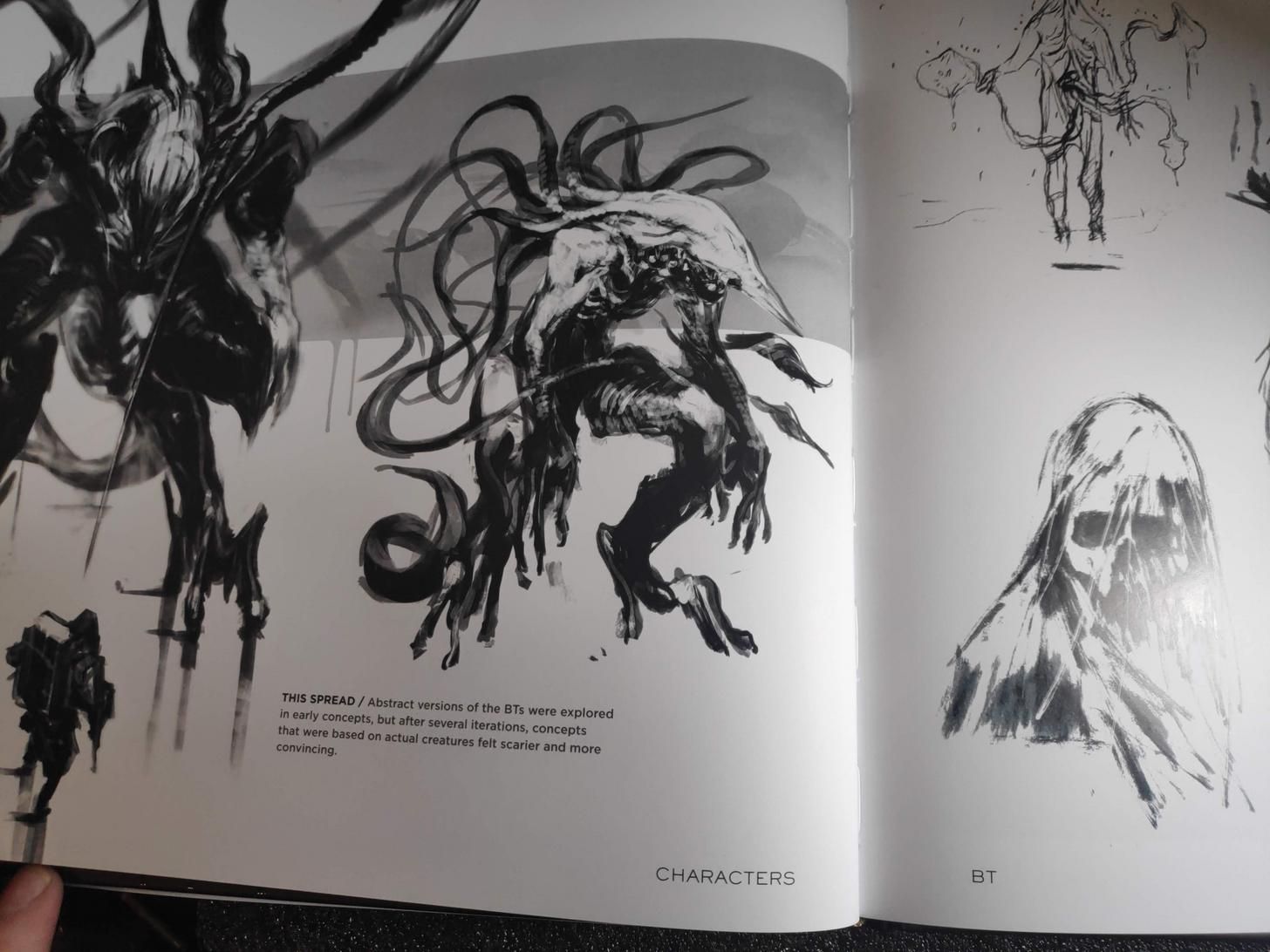 Death Stranding Artwork Shows Initial BT Concepts and Unused Designs