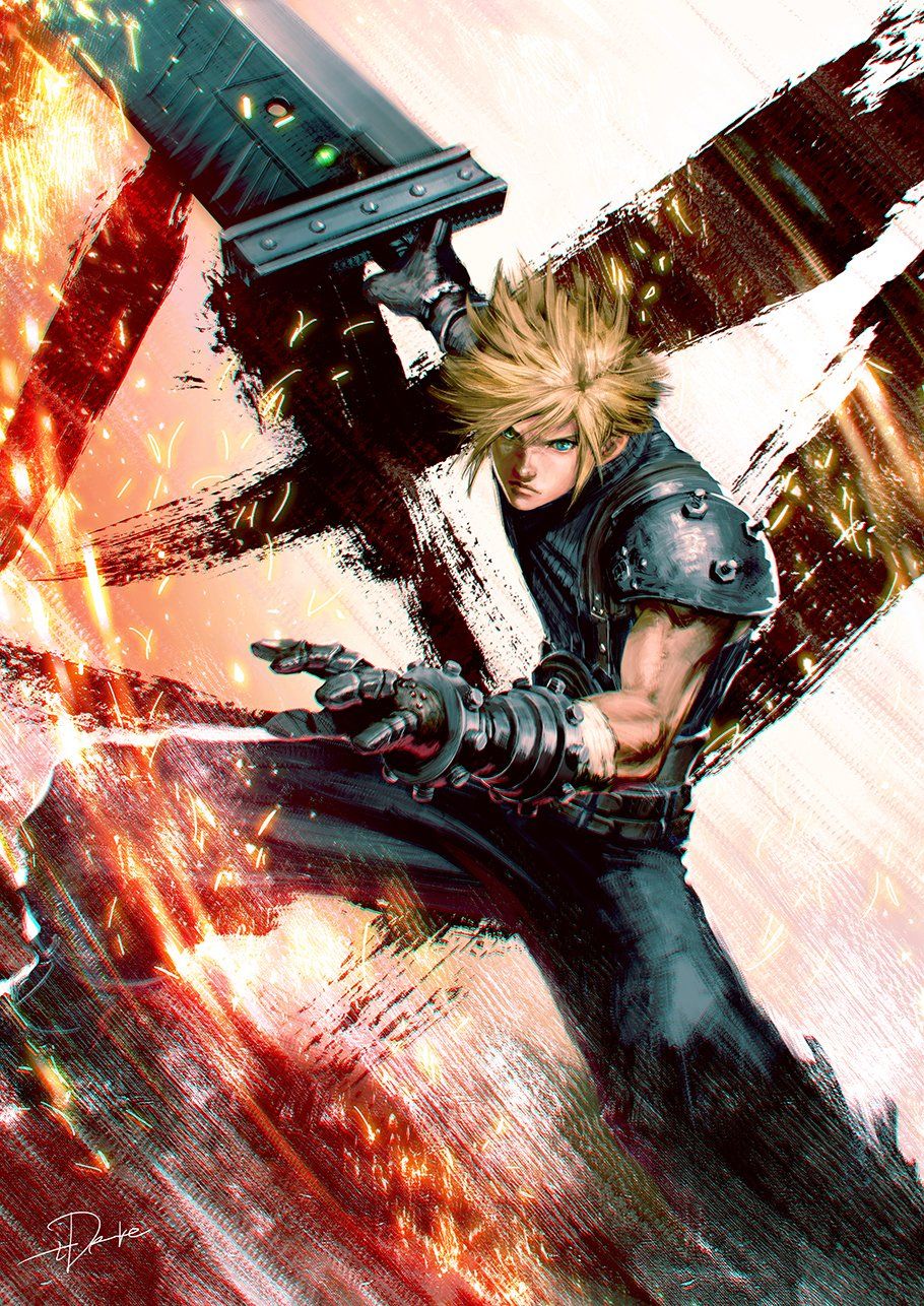 Final Fantasy VII Remake Fan Art is a Reunion for Cloud, Tifa, Aerith ...