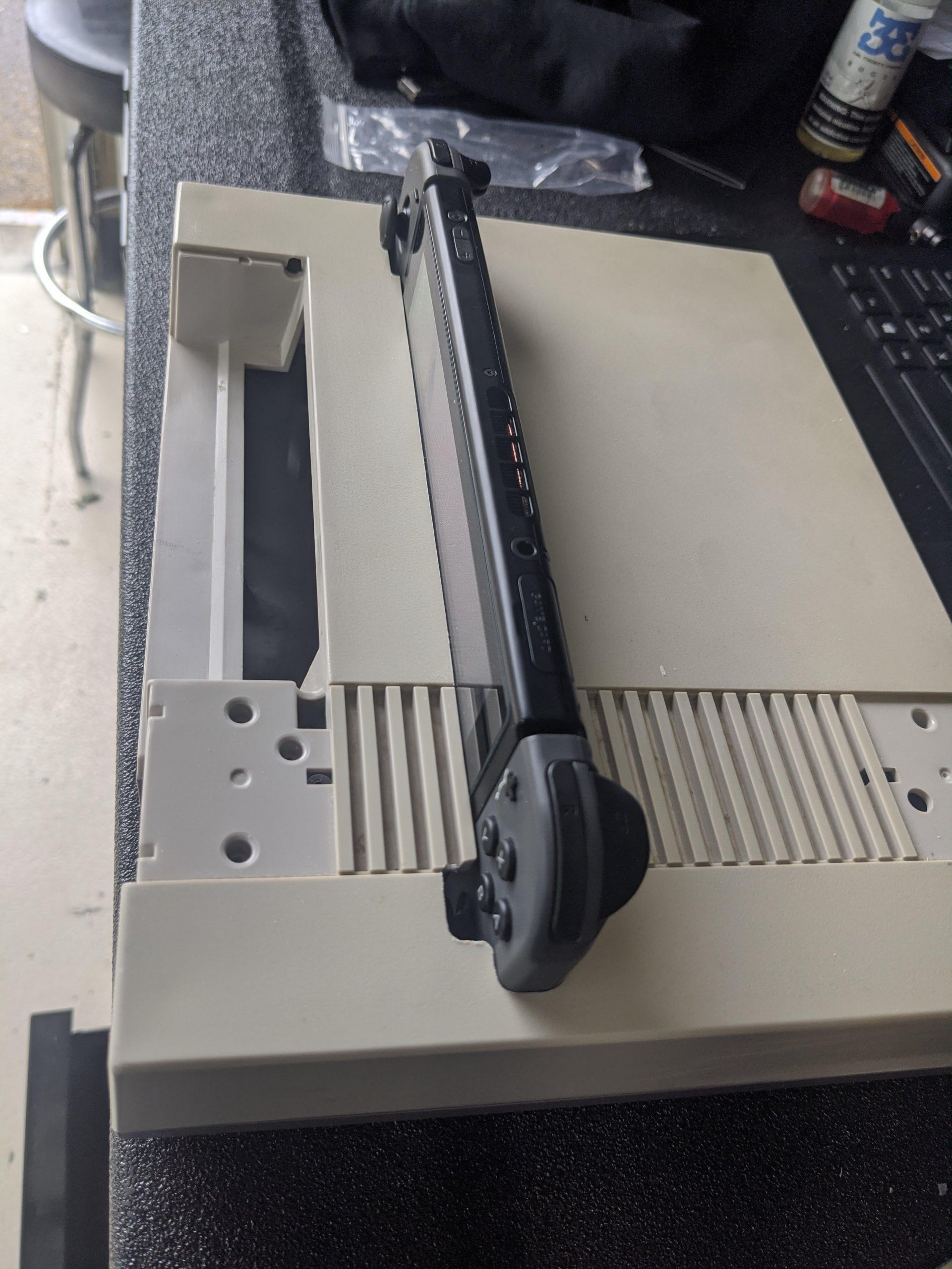 NES Transformed into Nintendo Switch Charging Dock