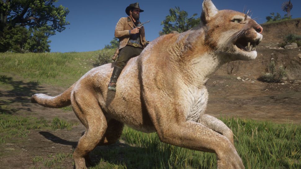 This Red Dead Redemption 2 Mod Lets Players Ride Giant Animals