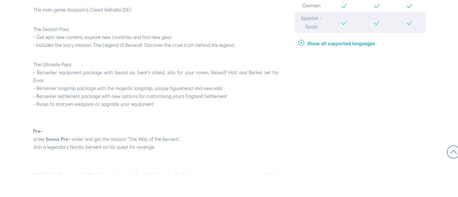Assassin's Creed Valhalla Season Pass Features Exclusive Beowulf Mission