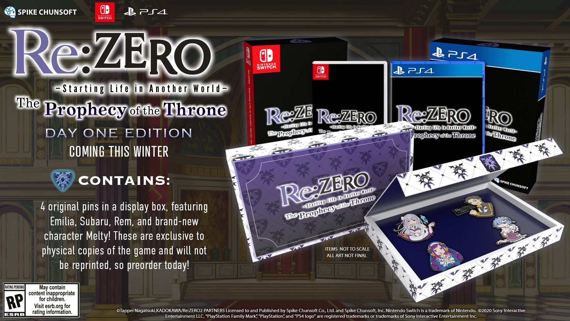 Re:Zero - The Prophecy of the Throne Trailer Reveals New Heroine Melty