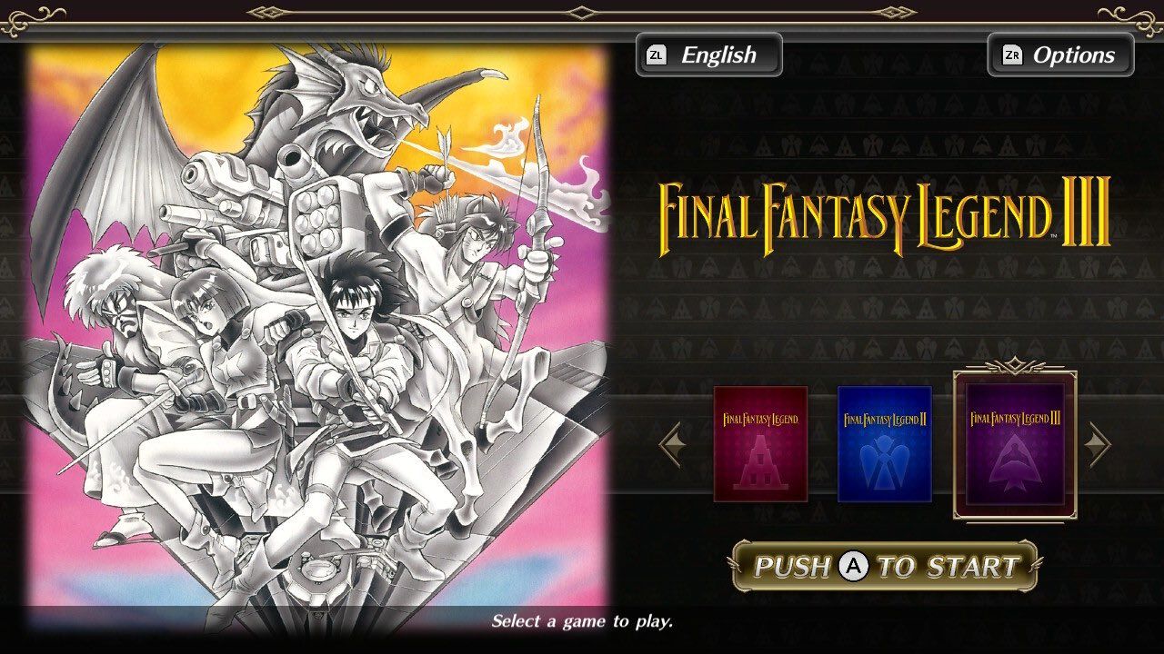 Collection of SaGa Final Fantasy Legend Revealed on Nintendo Switch