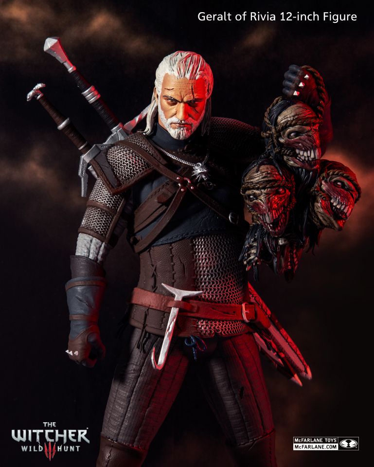 The Witcher's Geralt Action Figure Revealed by McFarlane Toys