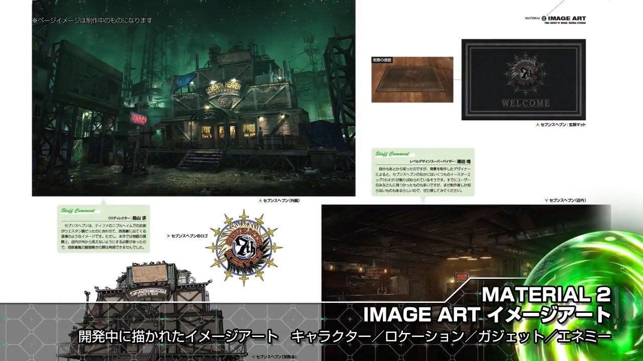 Final Fantasy VII Remake Material Ultimania Preview Revealed