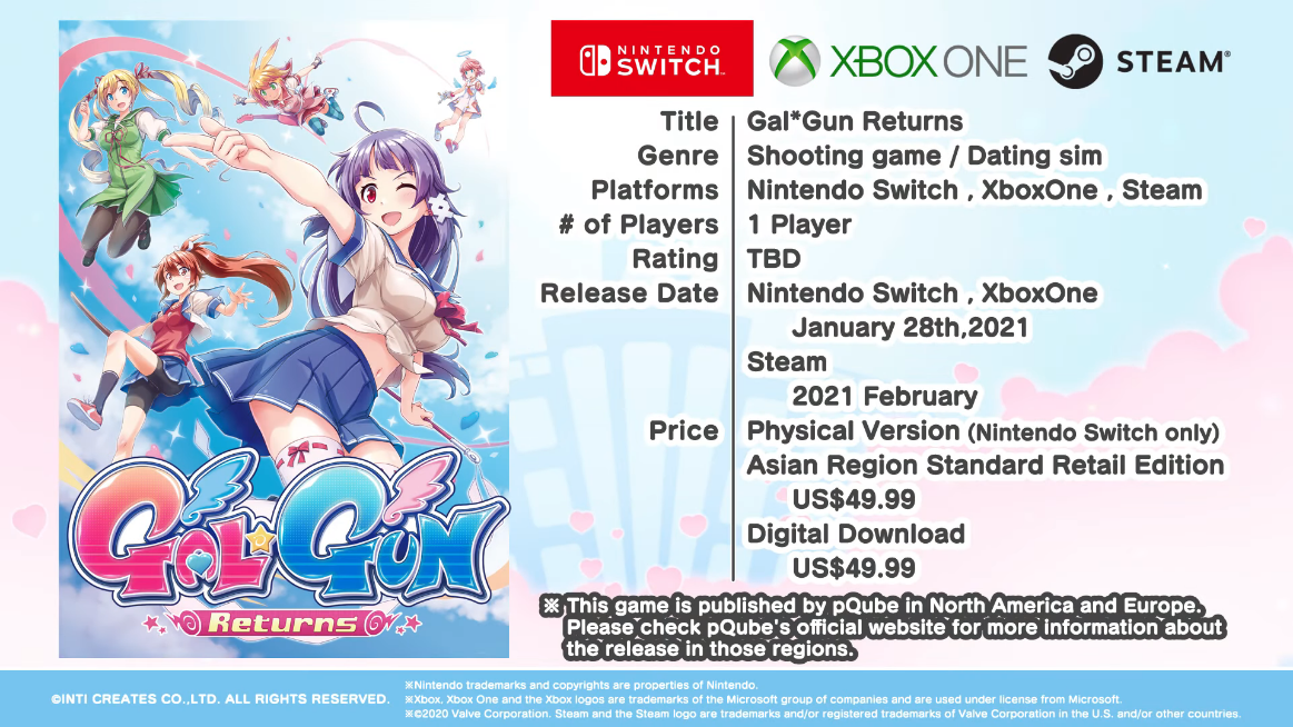 Gal Gun Returns Announced On Switch, Xbox One, Steam At TGS 2020