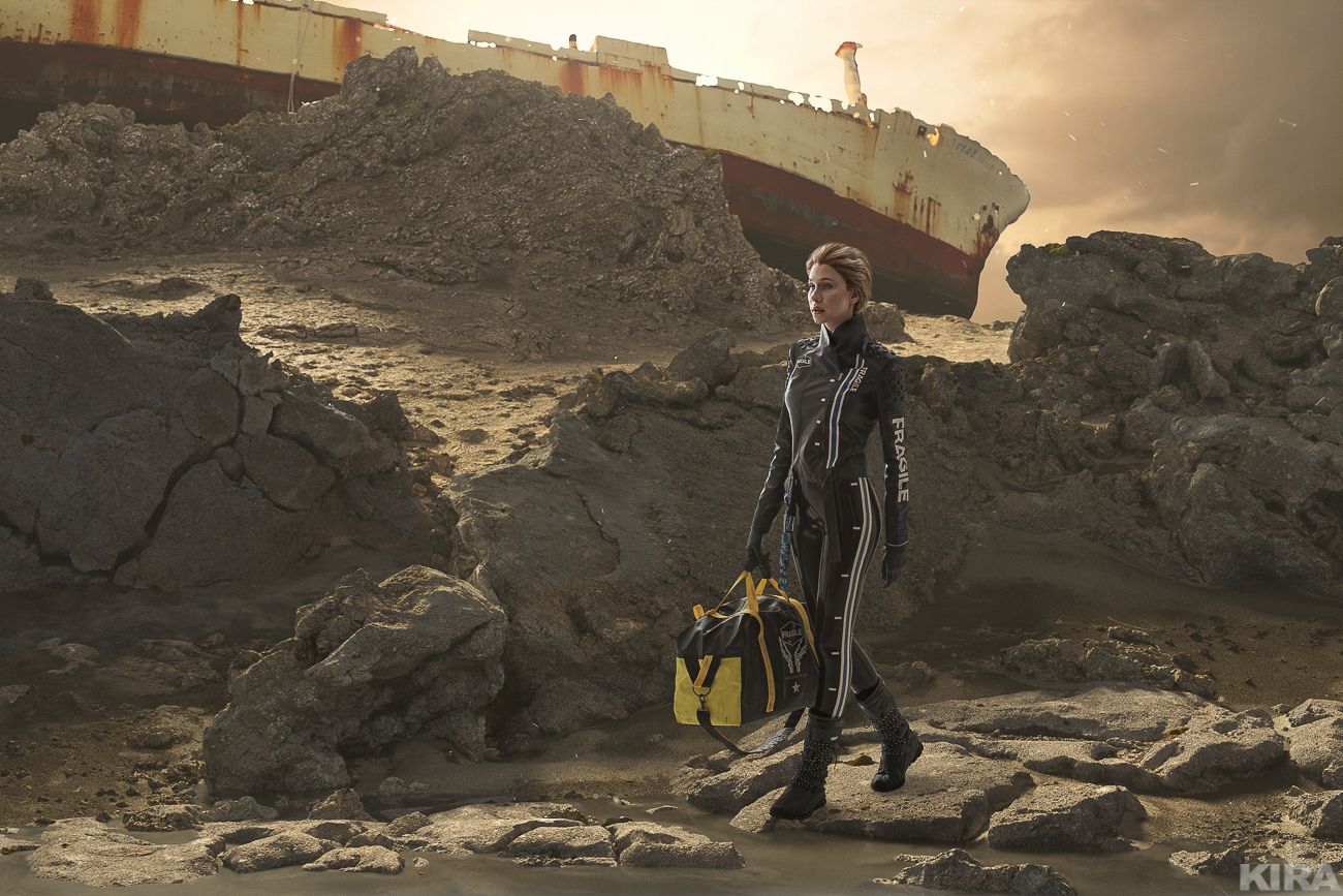 Death Stranding Cosplay Portrays Fragile in an Incredible Apocalyptic ...