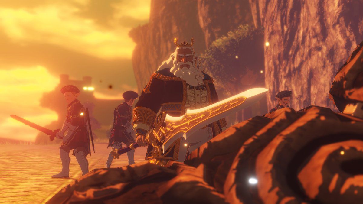 Hyrule Warriors Age Of Calamity Introduces The Hyrule King Hestu And Kohga