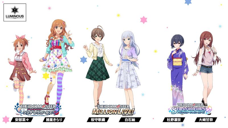Idolmaster Starlit Season Additional Character Screenshots Revealed