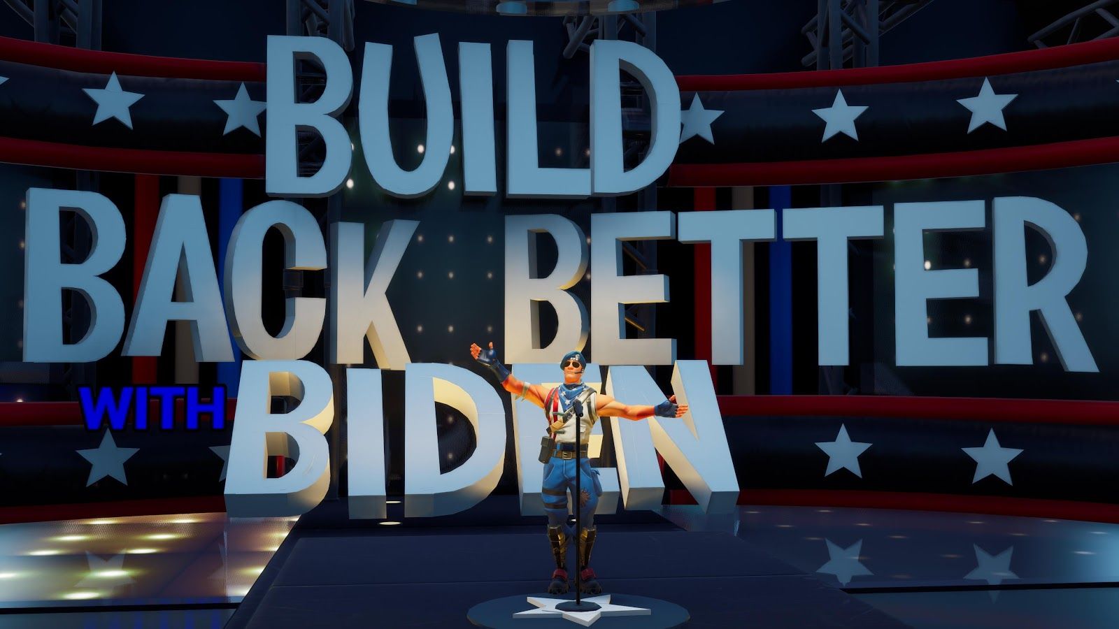 Joe Biden's Campaign Now Has Its Own Custom Map in Fortnite
