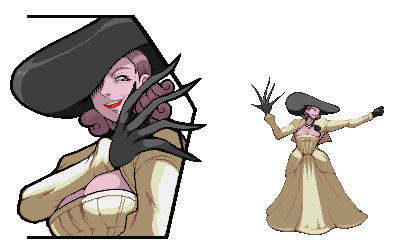 Resident Evil Village Lady Dimitrescu Fan Art Sees the Tall Lady as a ...