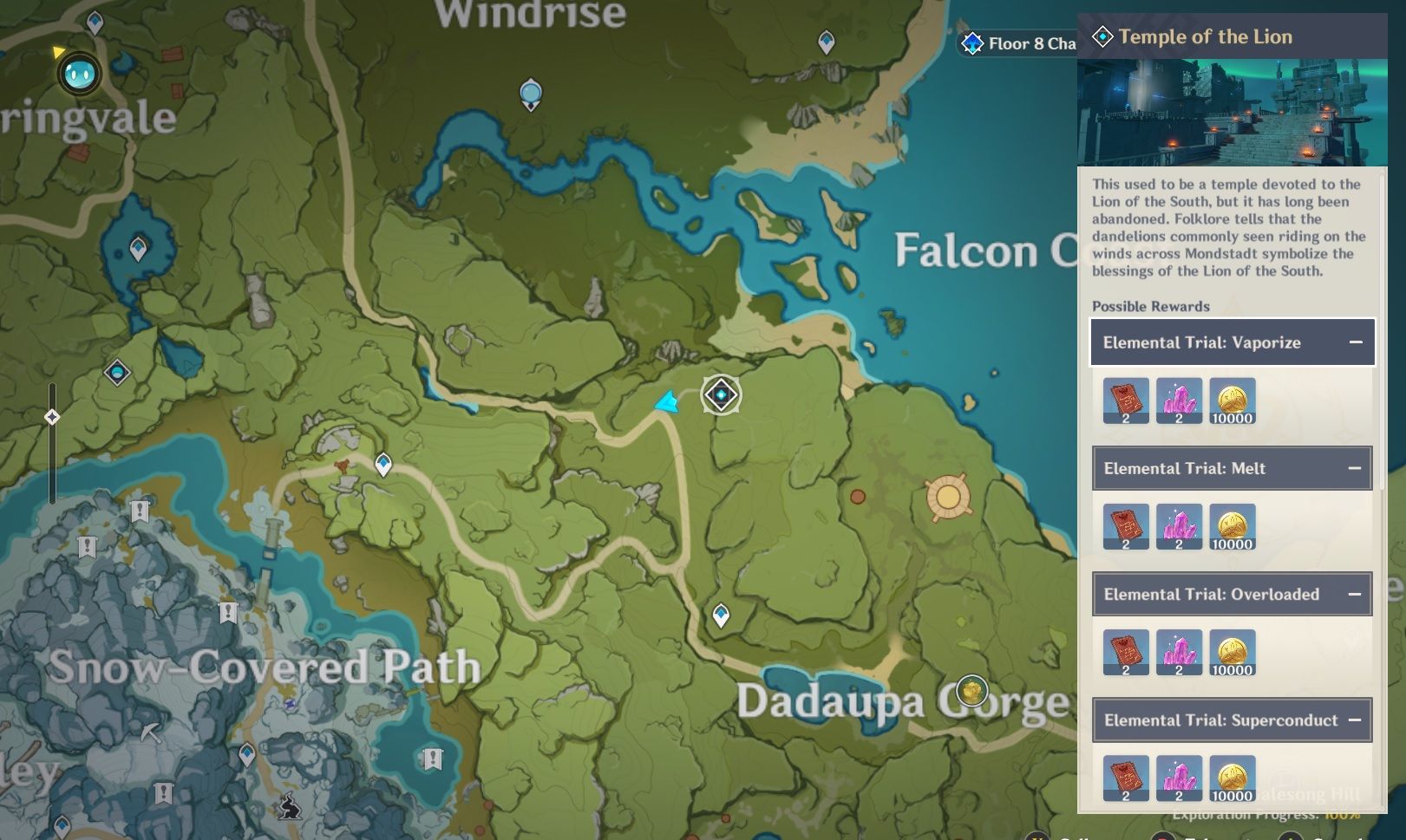 10 Red Creature locations in Genshin Impact For The Kurious Kamera