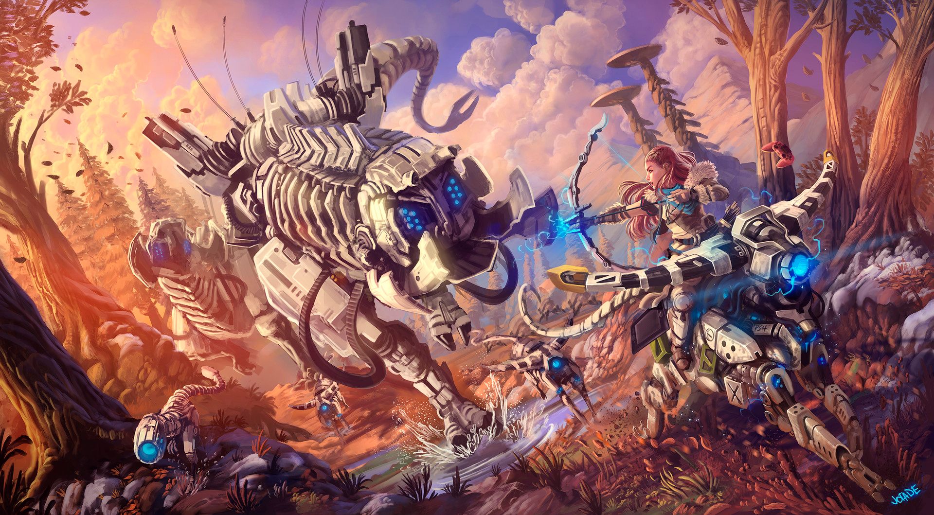 Aloy Fan Art: 10 of the Greatest Horizon Zero Dawn Illustrations