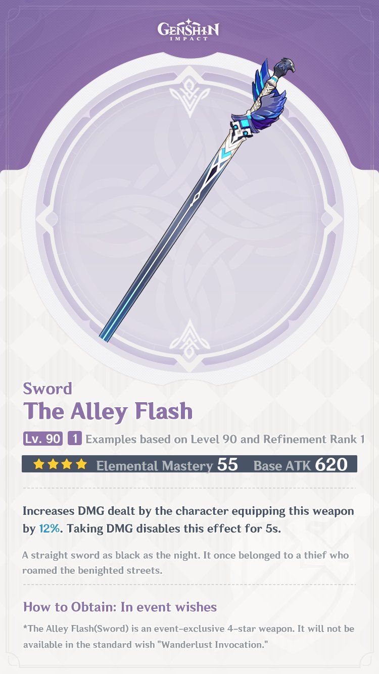 How to Get The Alley Flash in Genshin Impact - Stats, Ability, Builds