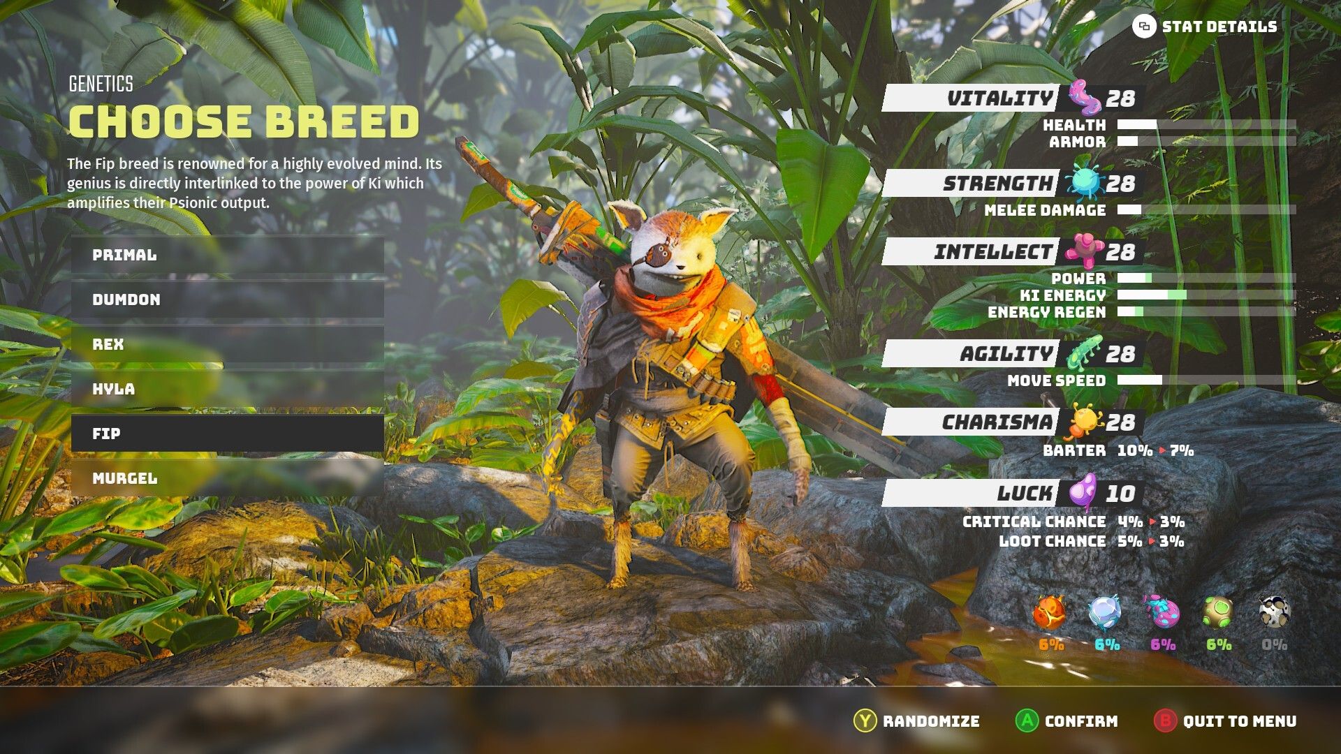 Biomutant - All Character Creator Customisation Options