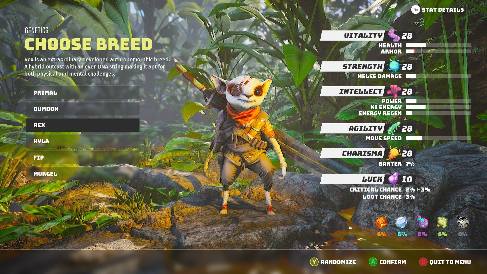 Biomutant - All Character Creator Customisation Options