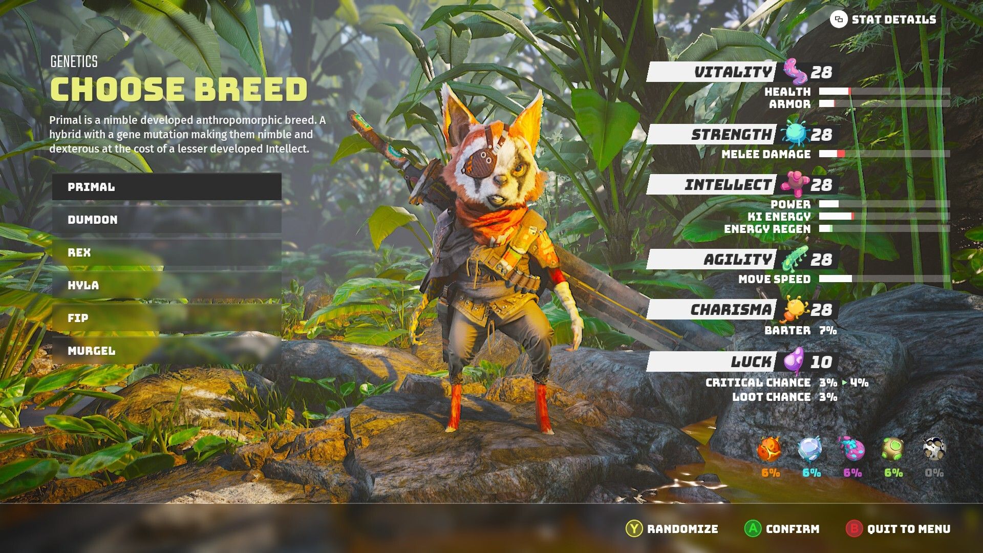 Biomutant - All Character Creator Customisation Options