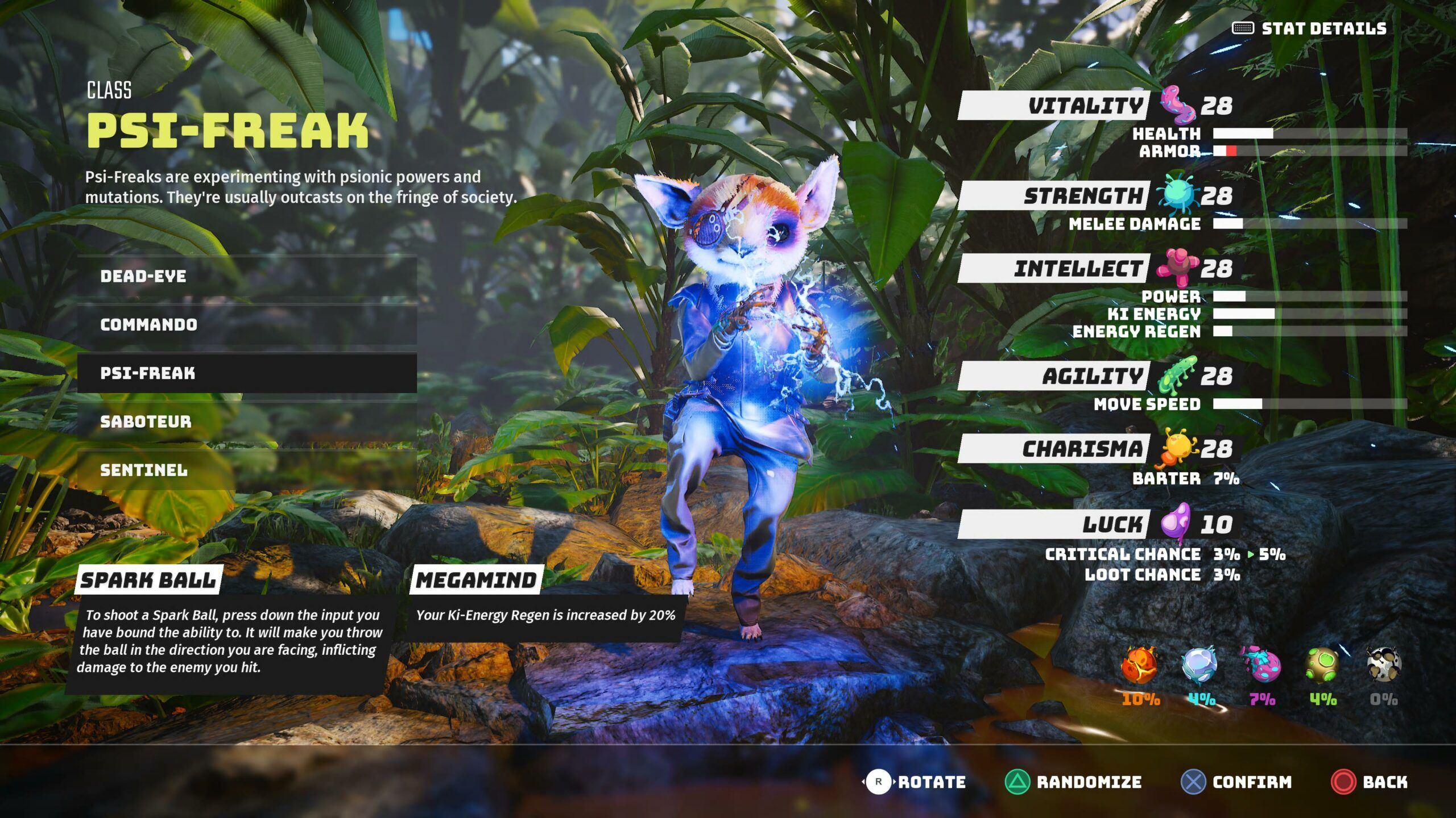 Biomutant - All Character Creator Customisation Options