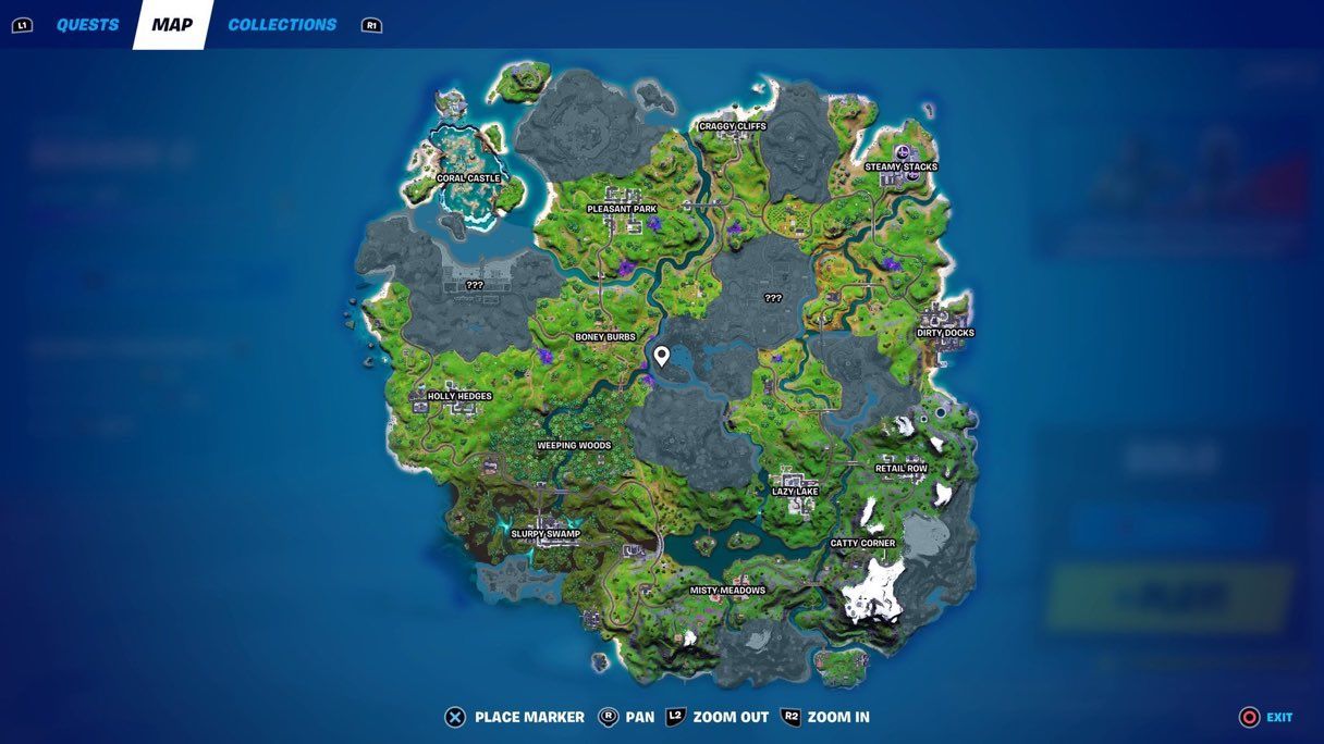 Fortnite Chapter 2 Season 7 Map - The Spire Is Gone