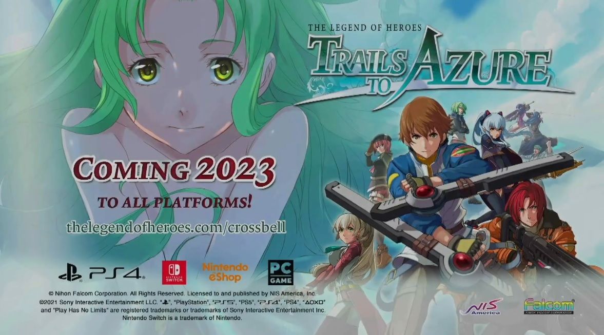 Trails From Zero, Azure Geofront Official English Releases Revealed on ...