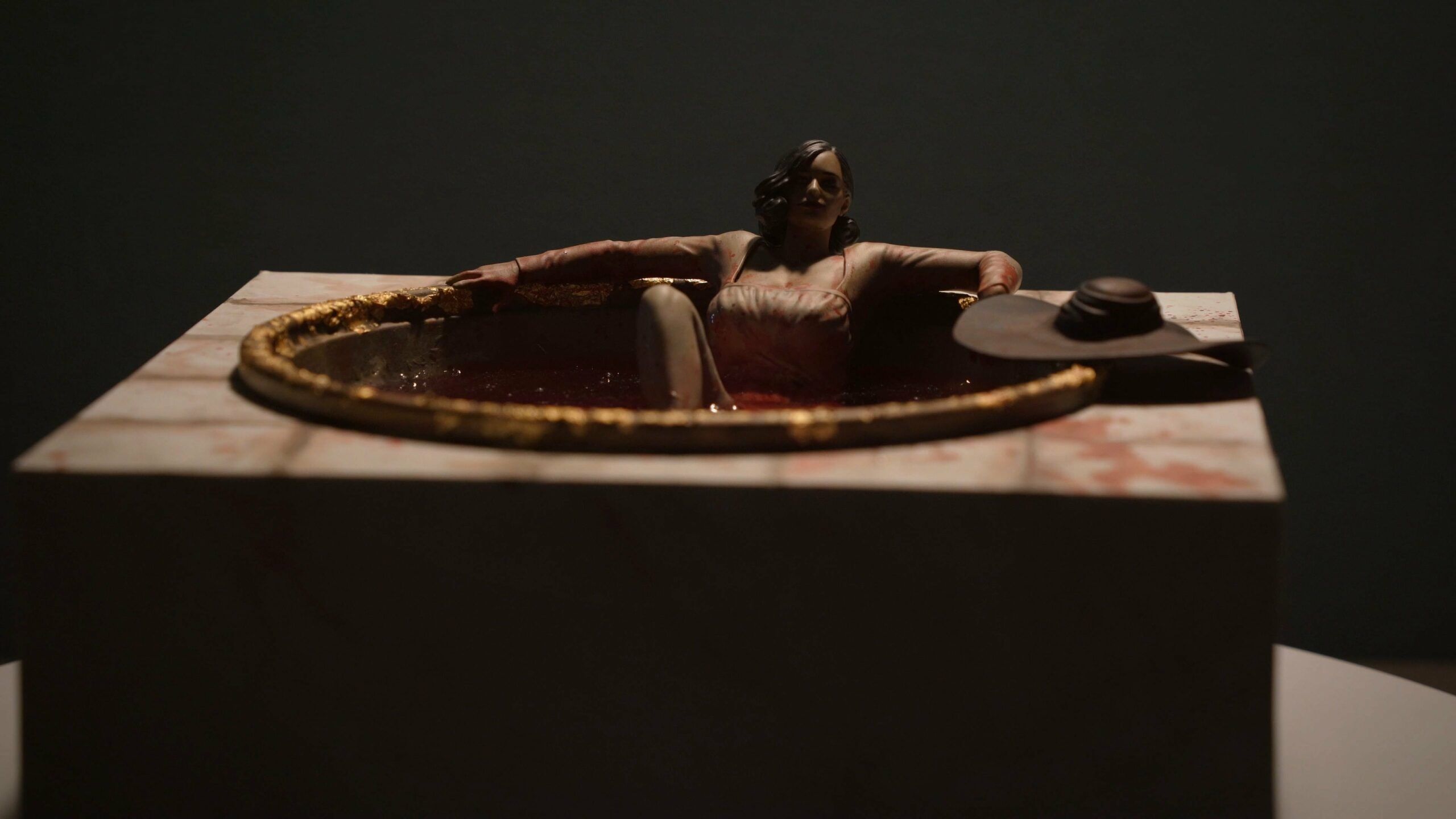 Resident Evil: Lady Dimitrescu Fan-Made Statue Takes a Dip in ...