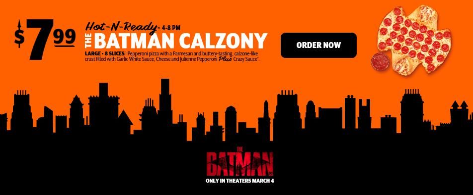 Little Caesars' Batman Pizza is a Fitting Gotham Feast