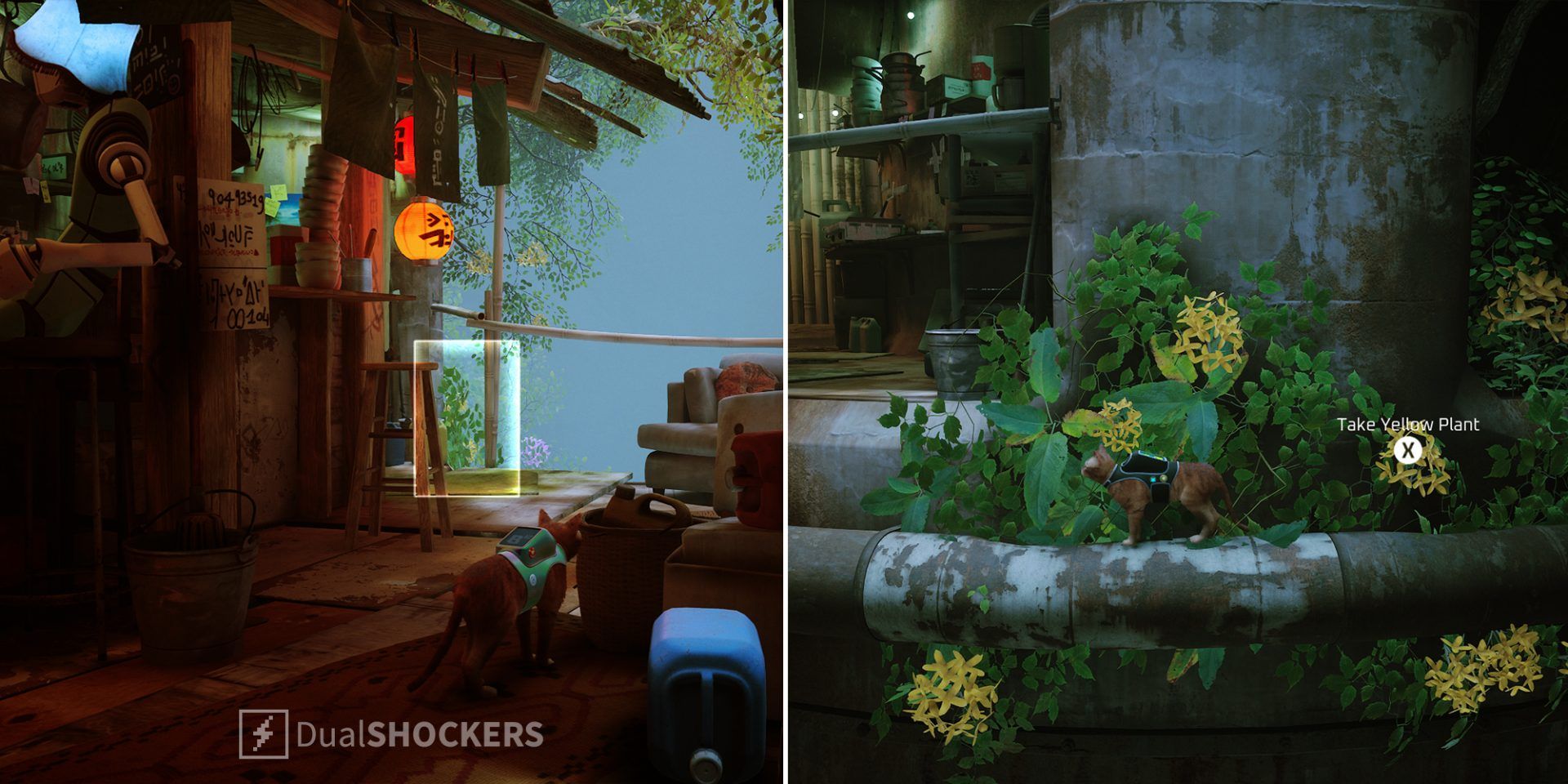 Stray: Where To Find Red Plant, Purple Plant, Yellow Plant