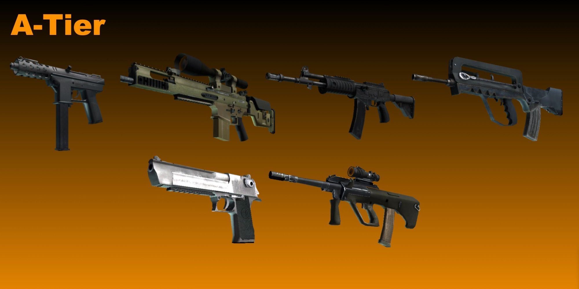 CSGO: Best Guns Tier List