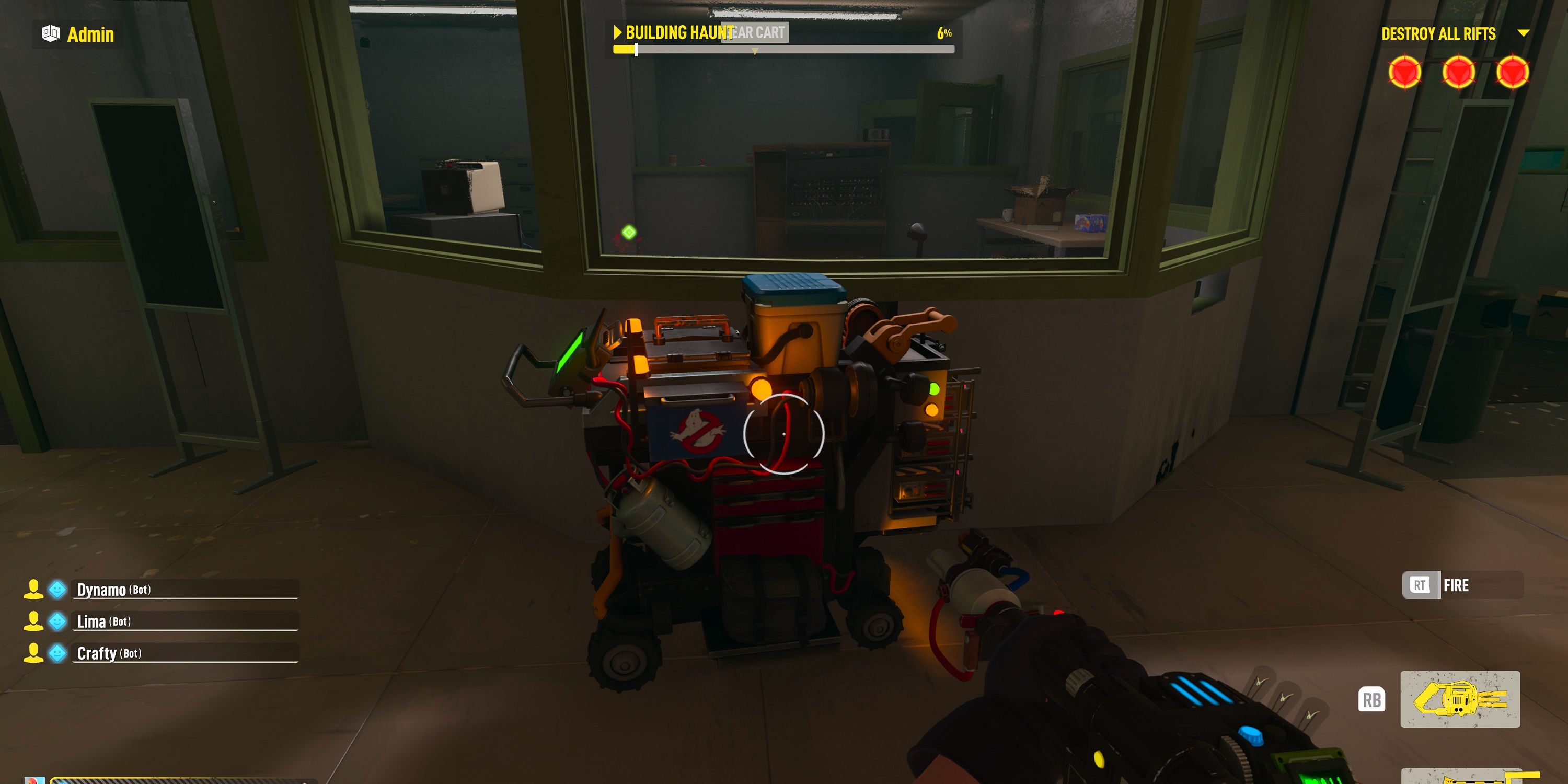 Ghostbusters: Spirits Unleashed - How To Use The Gear Cart