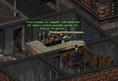 Classic Fallout Moments: Arm Wrestling Francis (Fallout 2)