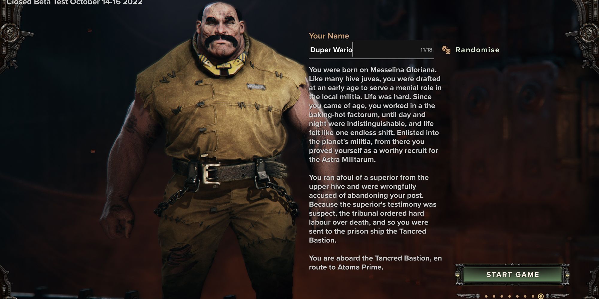 Wario Is The Perfect Ogryn In Warhammer 40K: Darktide Wario Is The Perfect Ogryn In Warhammer 40K: Darktide