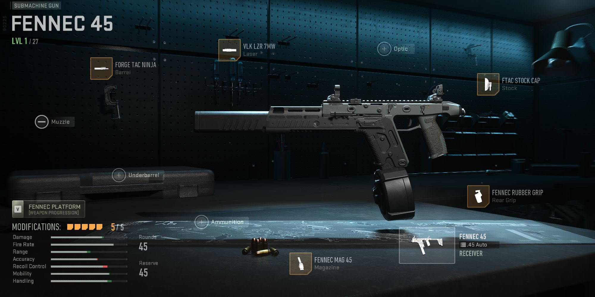 Modern Warfare 2 Fennec 45: Best Attachments & Best Loadout