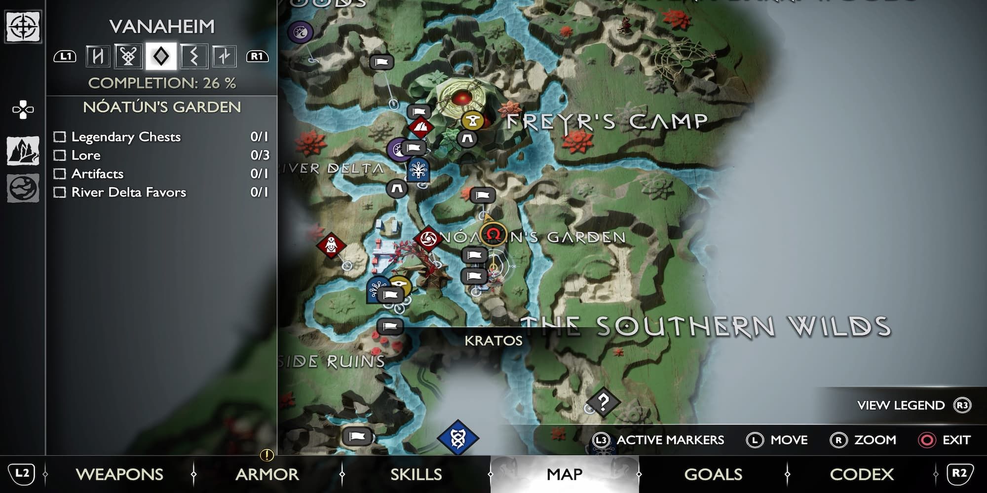 God Of War Ragnarok: Under The Rainbow Treasure Map Guide