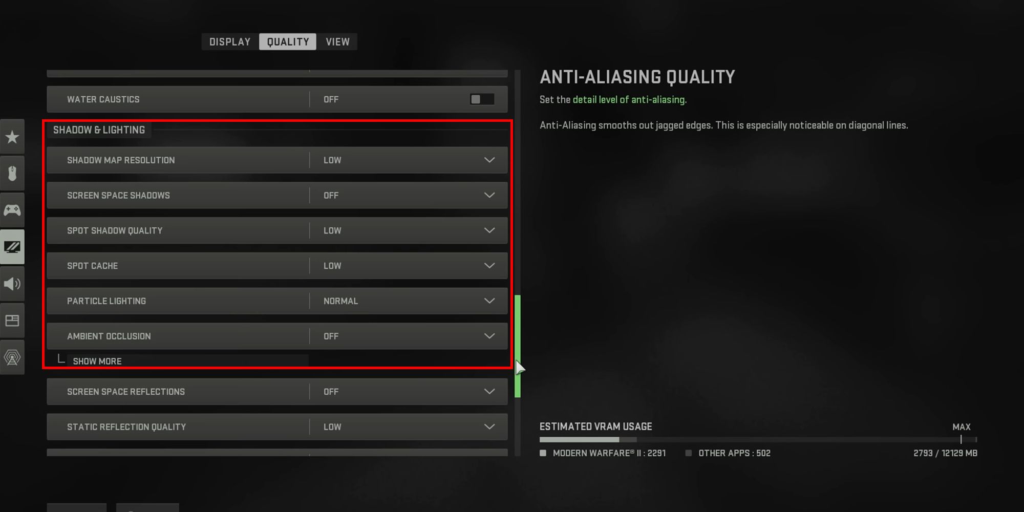 Modern Warfare 2: Best PC Settings For Better Performance