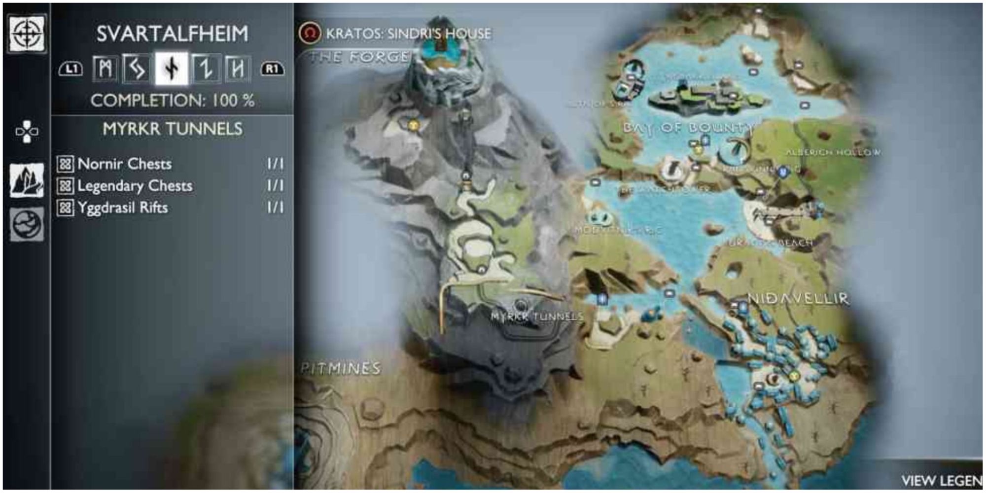 God Of War Ragnarok: All Blades Of Chaos Runic Attack Locations