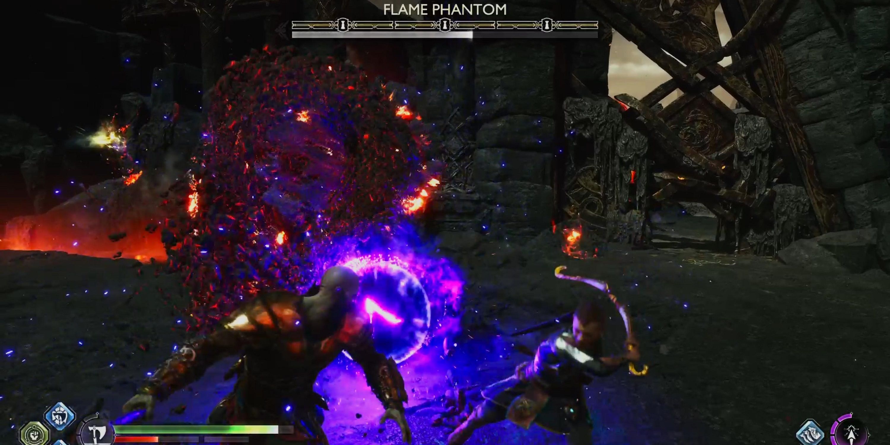 God Of War Ragnarok: How To Beat The Flame Phantom