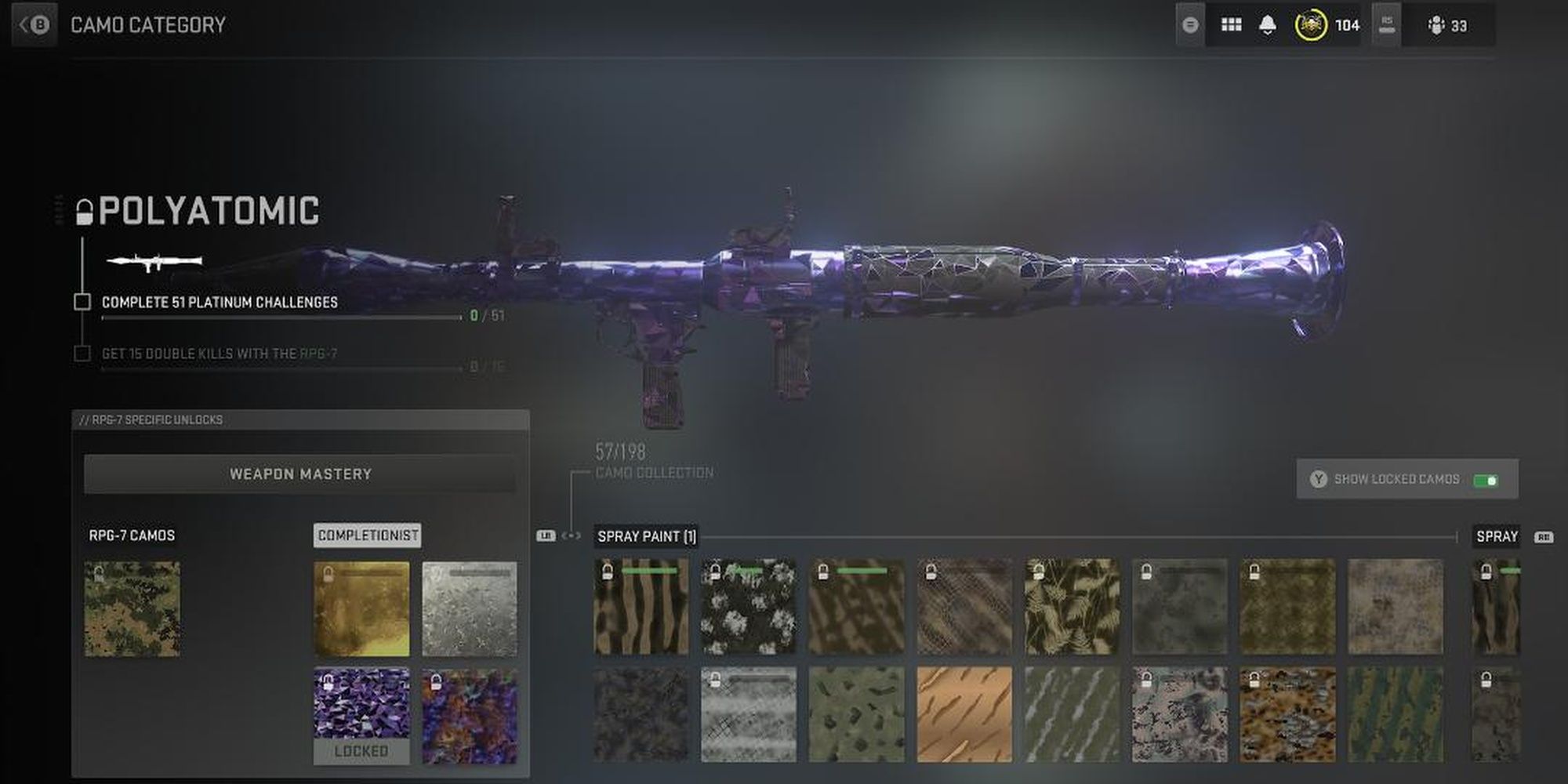 Leveling Up Launchers to Unlock Camo Challenges in Call Of Duty Modern ...