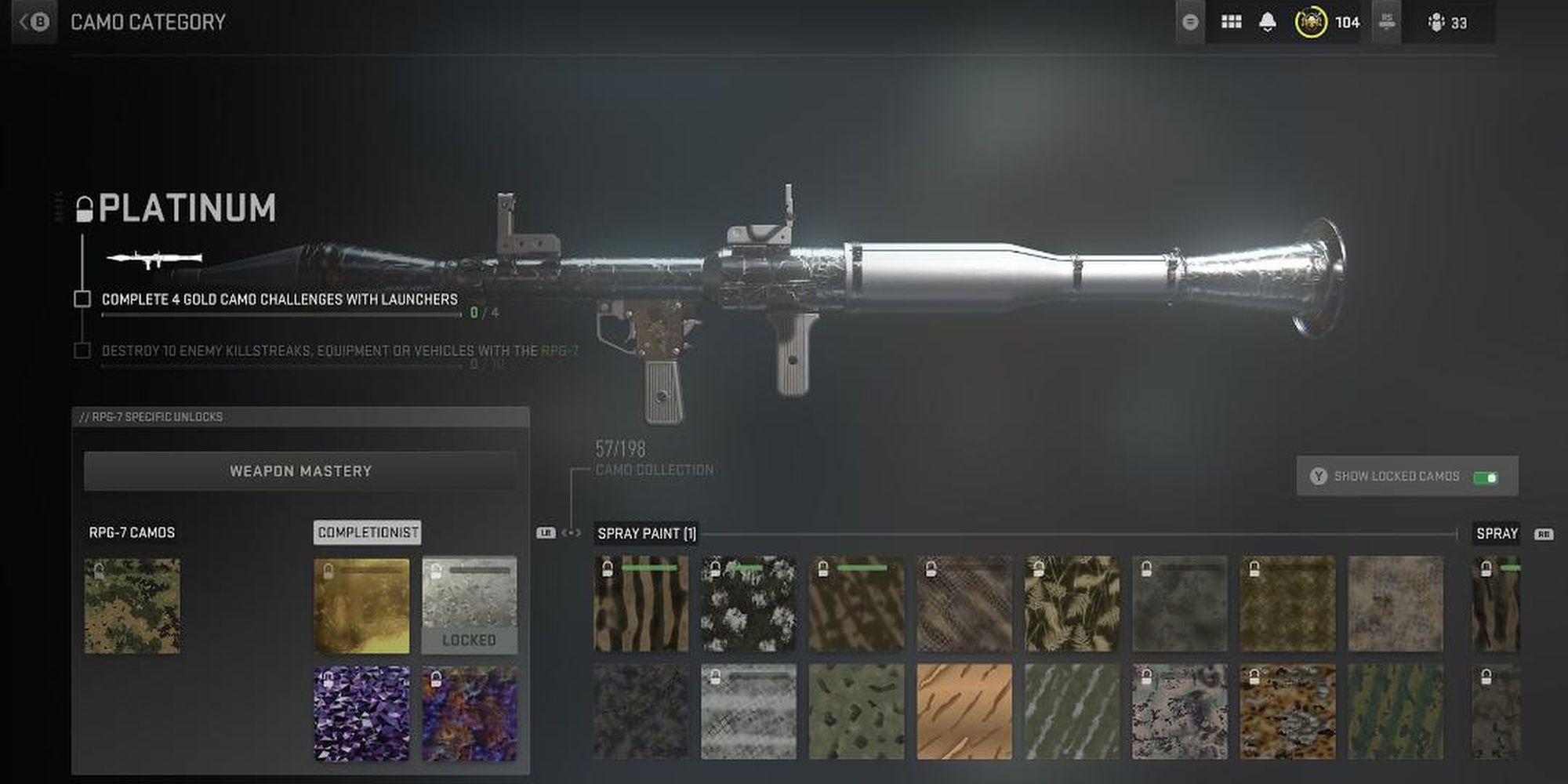 Leveling Up Launchers to Unlock Camo Challenges in Call Of Duty Modern Warfare II