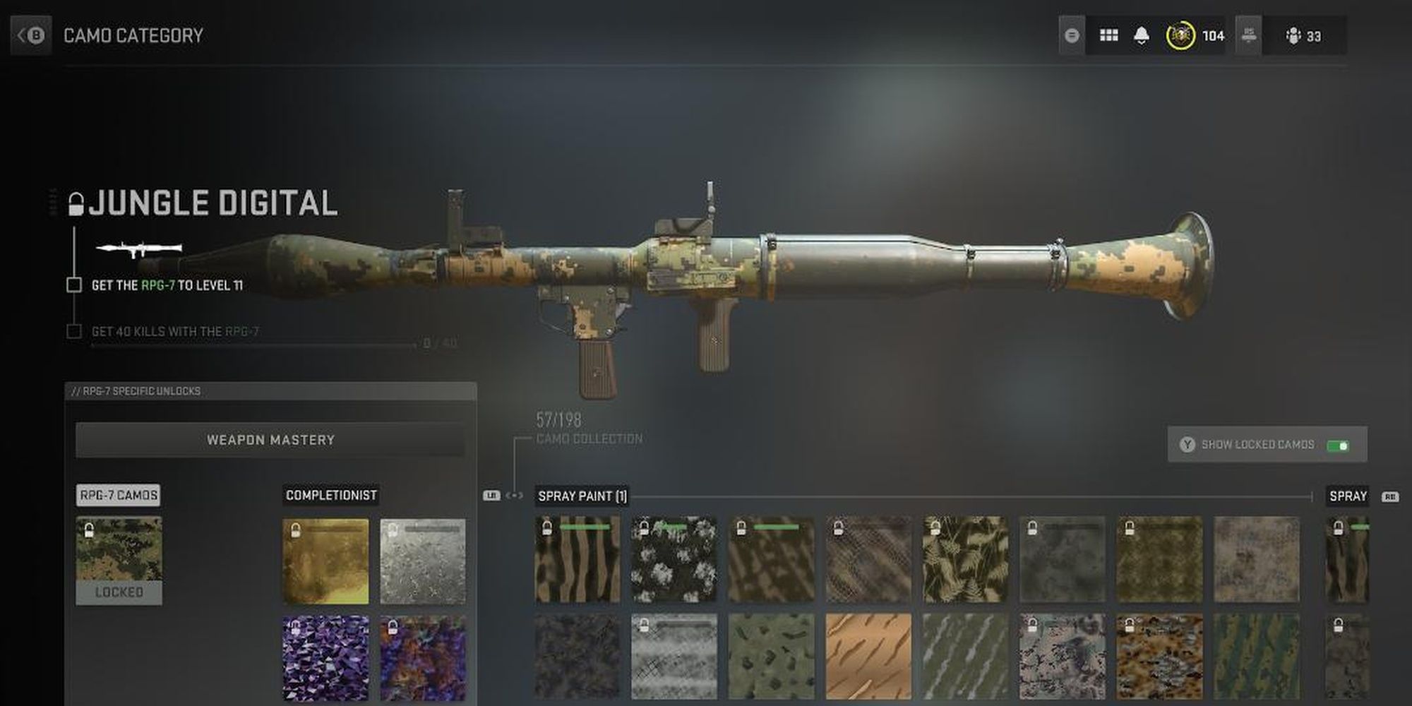 Leveling Up Launchers to Unlock Camo Challenges in Call Of Duty Modern ...