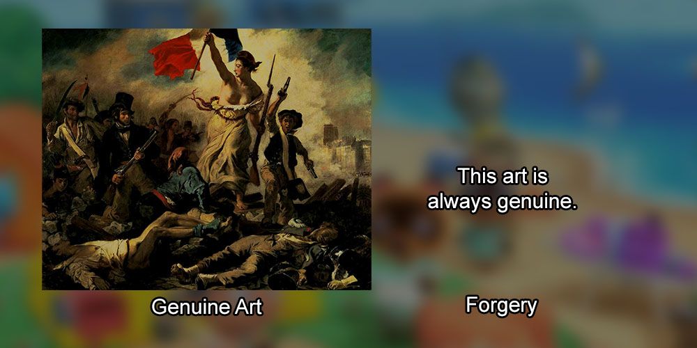 Animal Crossing New Horizons: All Real Paintings