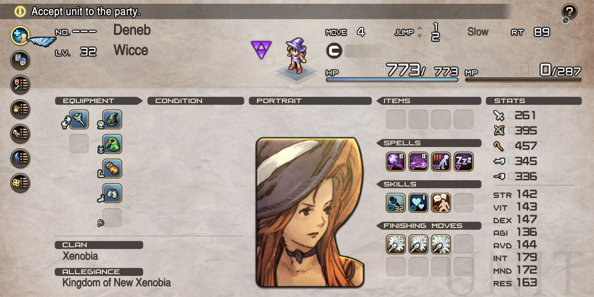 Tactics Ogre: Reborn: How To Recruit Deneb & Unlock The Wicce Class