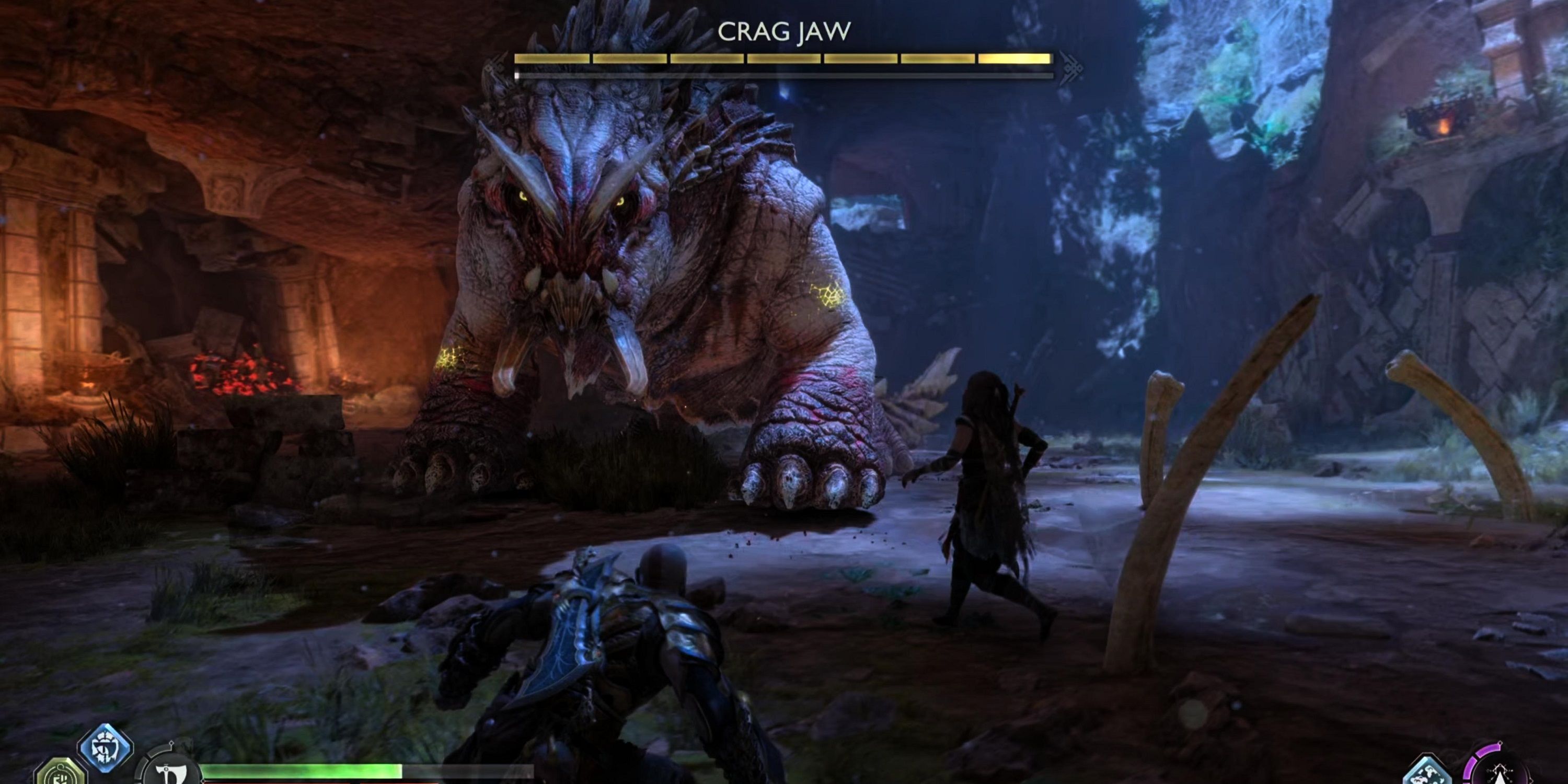 God of War Ragnarok: How To Beat Crag Jaw