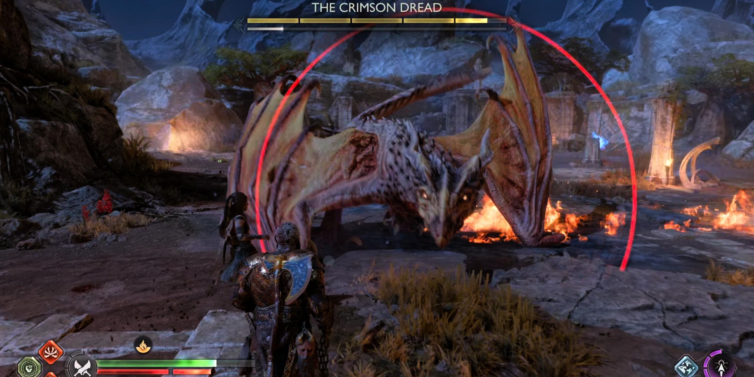 God of War Ragnarok: How To Beat The Crimson Dread