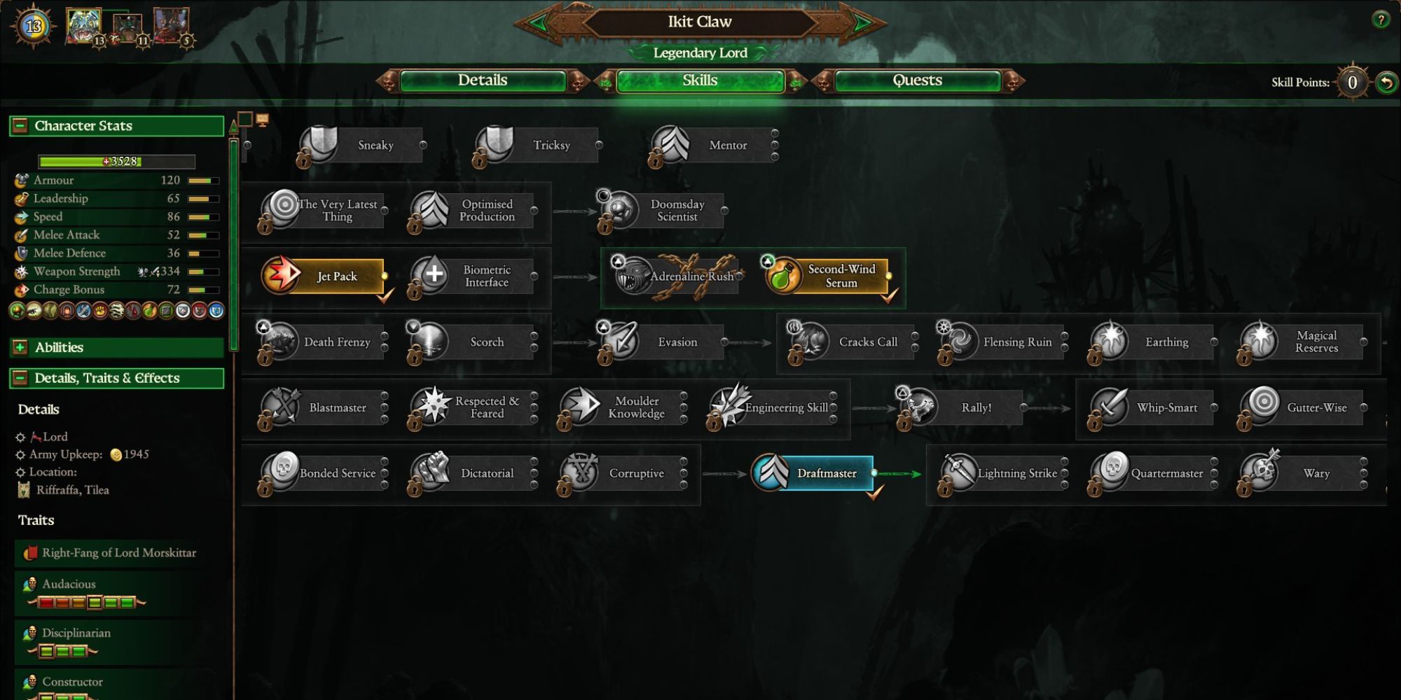 Total War: Warhammer 3 - How To Level Up Ikit Claw