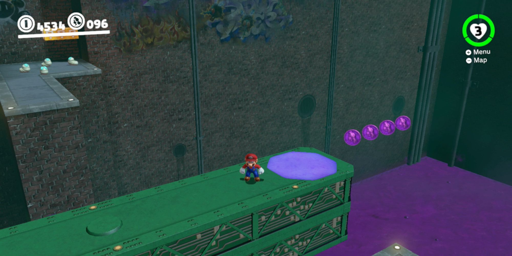 Metro Kingdom All Purple Coins Location Guide Super Mario Odyssey