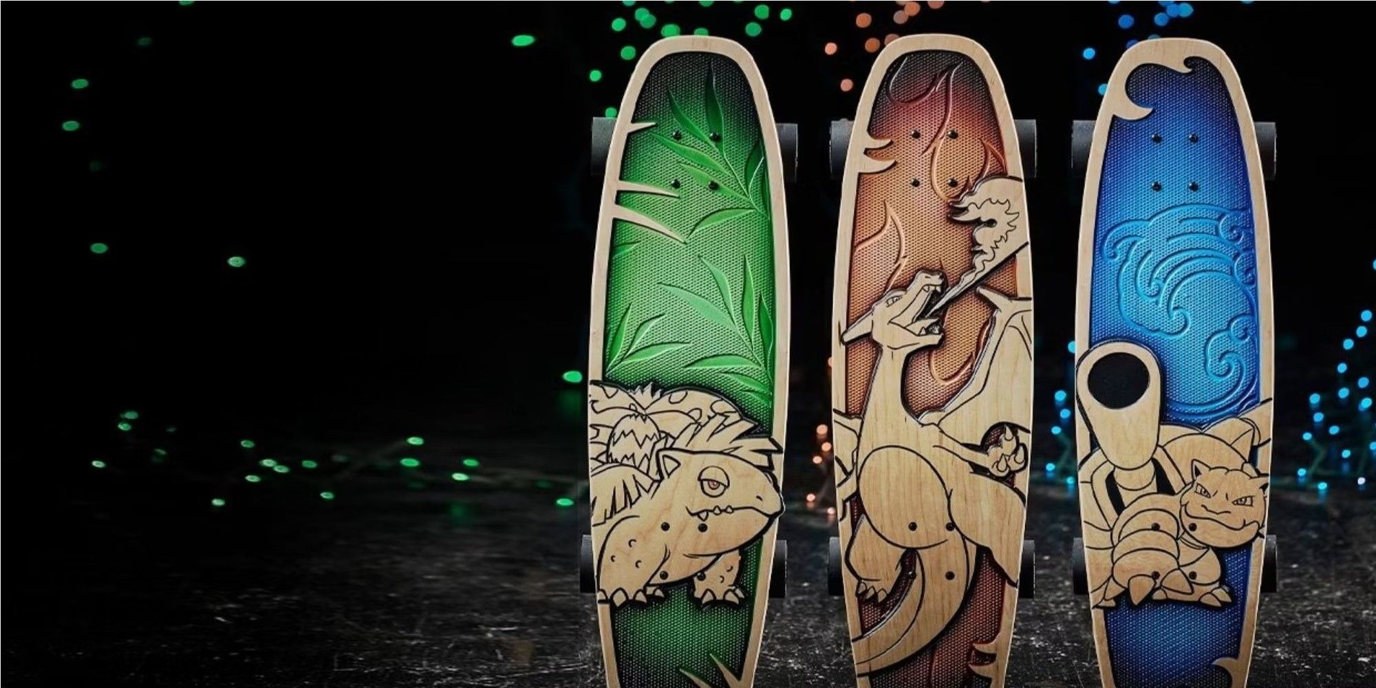 Pokemon Launches Special Edition Skateboards Featuring Kanto Starter ...