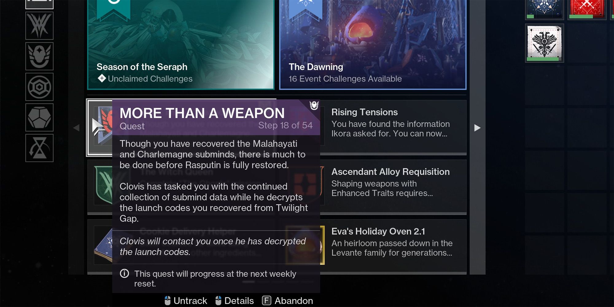 Destiny 2 Season Of The Seraph: More Than A Weapon Week 2 Guide