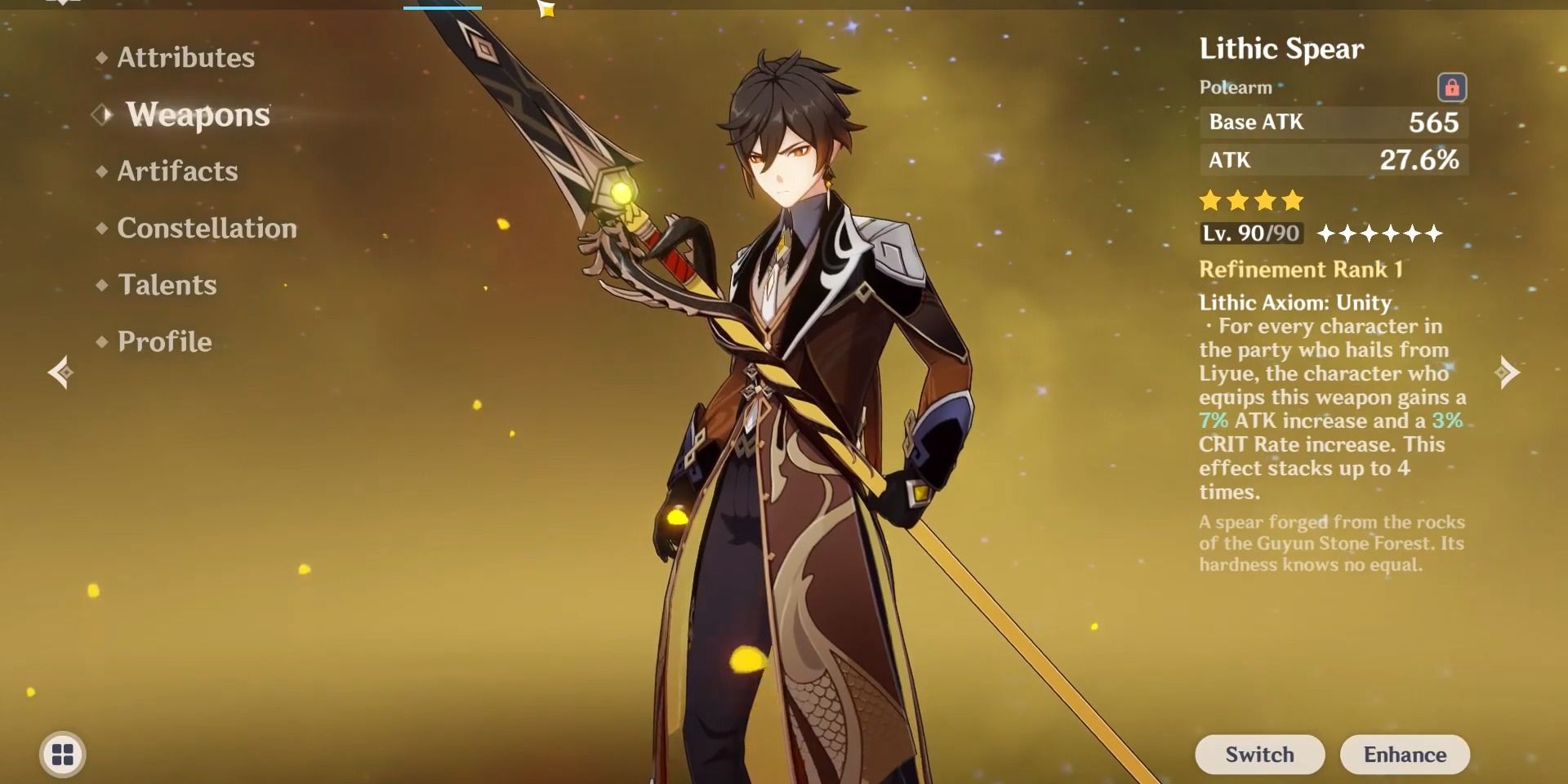 Genshin Impact: Lithic Spear Weapon Guide