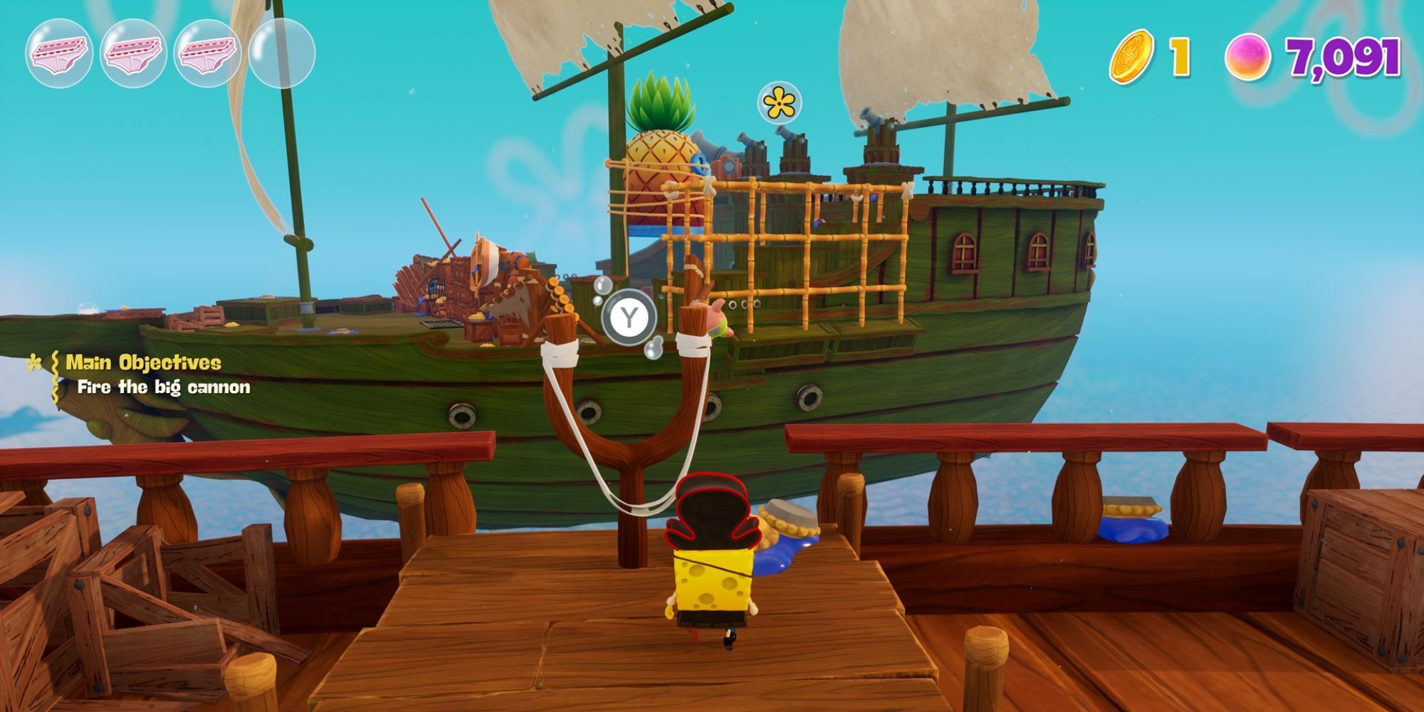 SpongeBob SquarePants: The Cosmic Shake Pirate Goo Lagoon Walkthrough